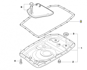 BMW宝马变速箱油底垫（24117543484） | 宝马汽配 -- 广州盛海汽配有限公司
